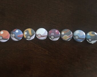 Hamilton Pins Set of 8