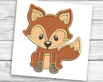 Fox applique | Etsy