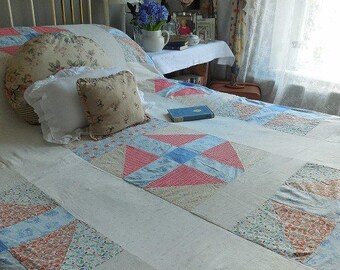 Patchwork quilt | Etsy