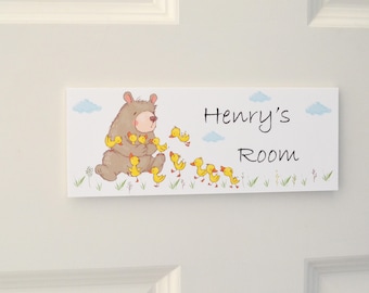 Bedroom door sign | Etsy