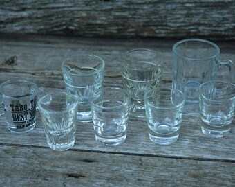 Antique shot glasses | Etsy