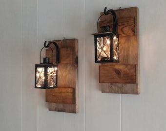 Rustic lanterns | Etsy