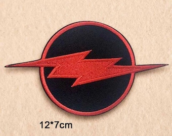 Lightning bolt patch | Etsy