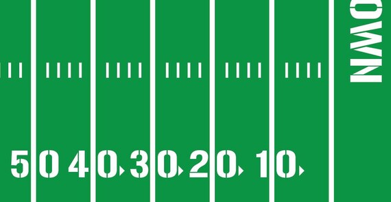Football Field Position Arrows Decals Removable Vinyl 2088