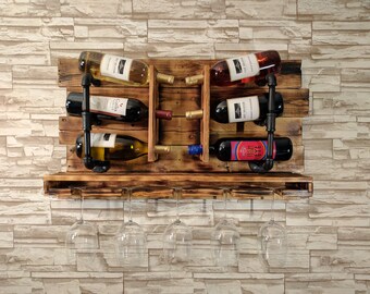 Pipe wine rack | Etsy