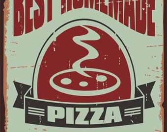 Retro pizza sign | Etsy