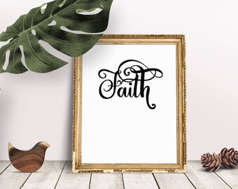 Faith quote | Etsy