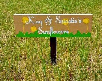Sunflower sign | Etsy