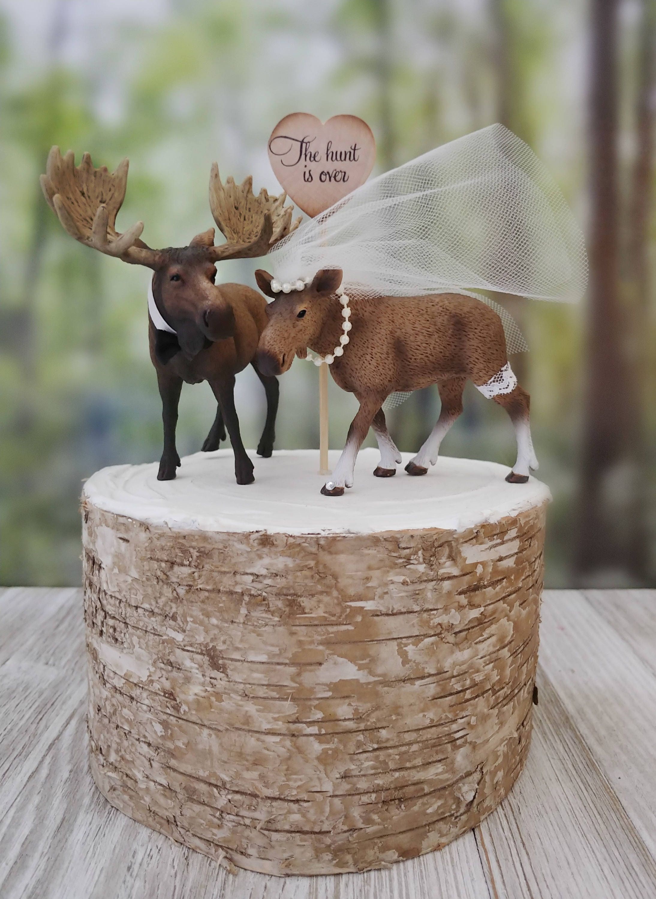Moose bride groom-moose