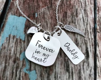 Memorial JEwelry Remembrance Necklace I used to be her