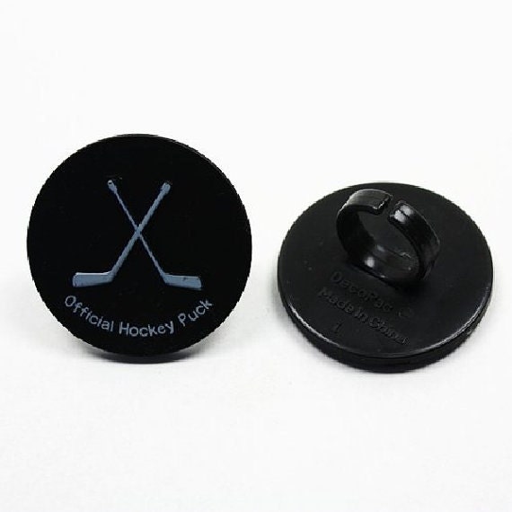 HOCKEY PUCK Cupcake Rings
