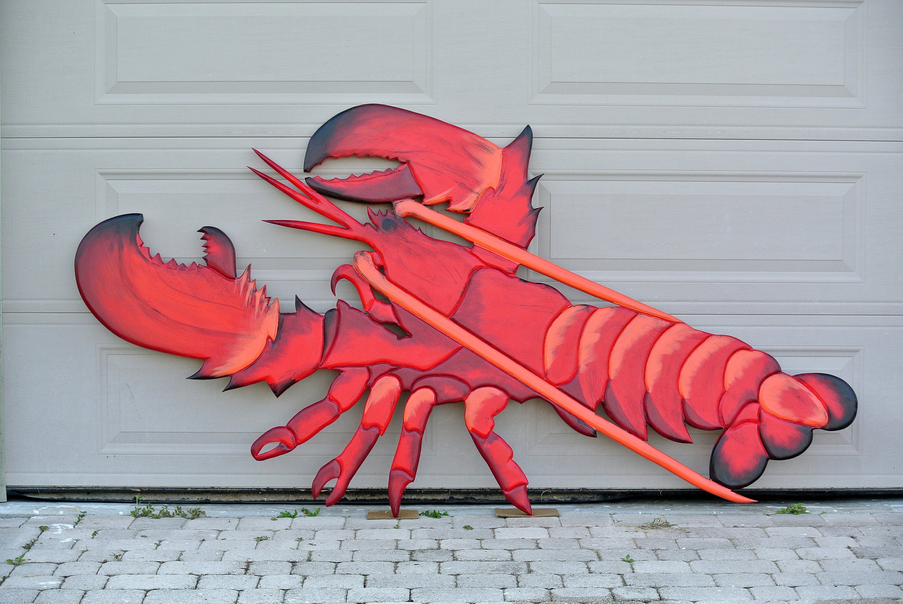 Seafood Restaurant Wood Large 96x48 Lobster sign. Red Lobster HOUSE ...