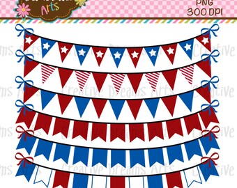 Patriotic bunting | Etsy