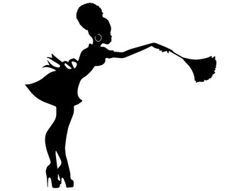 Cleaning women svg | Etsy