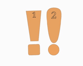 Exclamation point | Etsy