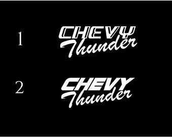 Chevy truck decal | Etsy