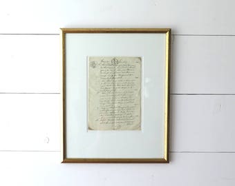 Antique calligraphy | Etsy