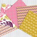 Pink Yellow Digital Paper Pack Instant Download Bright Colors