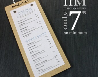 Menu holder | Etsy