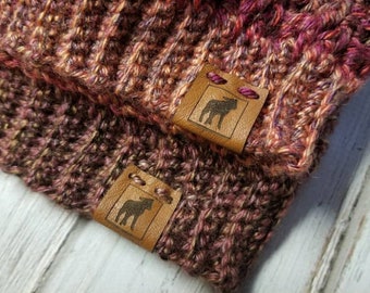 Custom leather label | Etsy