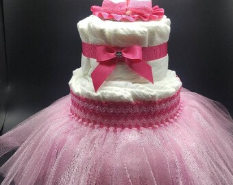 Tutu diaper cake | Etsy