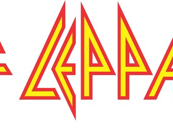Def leppard logo | Etsy