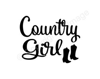 Country girl decal | Etsy