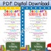 Digital Download Teacher's Survival Kit Printable teacher