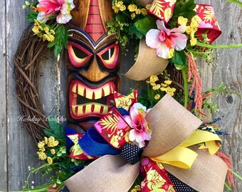 Tropical wreath | Etsy