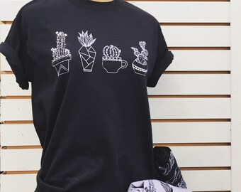 Cactus shirt | Etsy