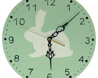 Beatrix Potter Clock Wooden Peter Rabbit Nursery Clock