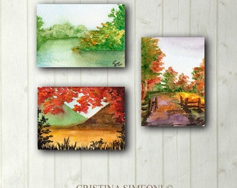 Aceo art cards | Etsy