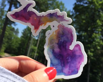 Michigan car decal | Etsy