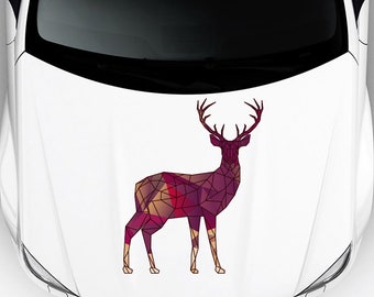 Deer car decal | Etsy