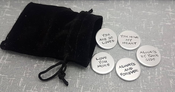 Love Tokens 5x Cute Love Tokens Gift for Boyfriend Gift