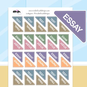 Study stickers | Etsy