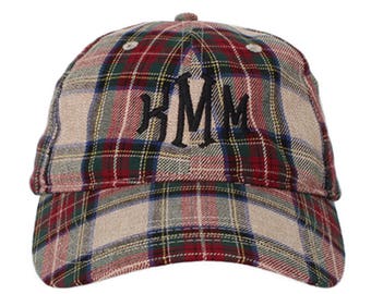 Plaid baseball hat | Etsy
