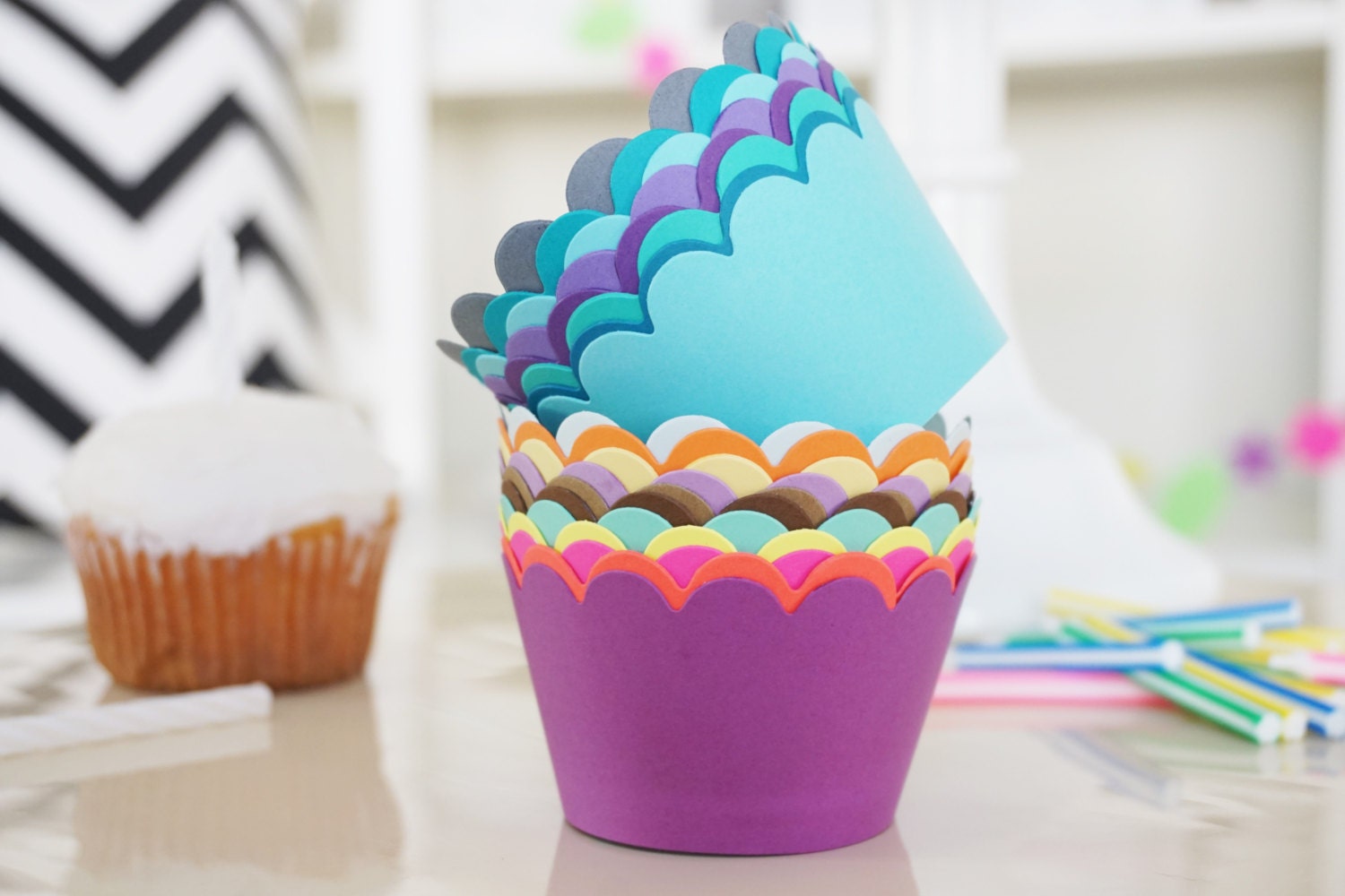 CUSTOM Cupcake Wrappers Set of 24