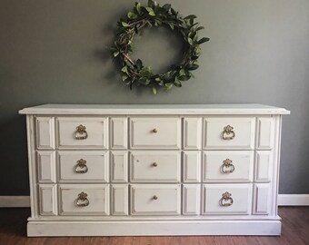 Distressed dresser | Etsy