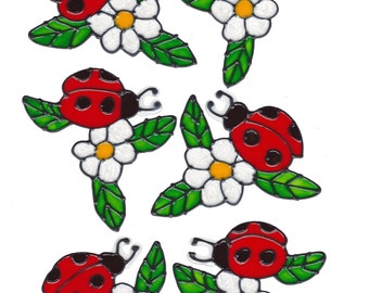 Ladybug suncatcher | Etsy