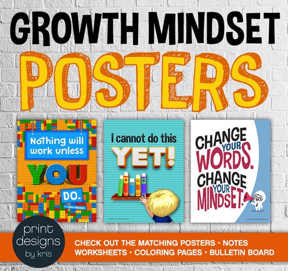 Growth Mindset Posters Growth Mindset Teacher Notes