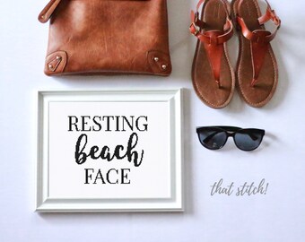 Beach cross stitch | Etsy