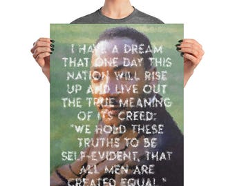 Mlk poster | Etsy