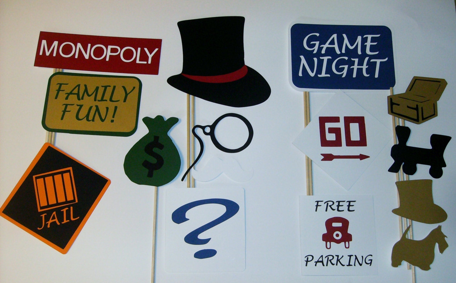 DIY Photo Prop Family Fun Game Night Board Game Monopoly