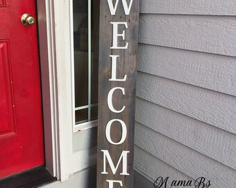 Wood welcome sign | Etsy