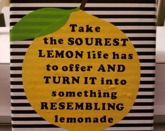 Lemon wall decals | Etsy