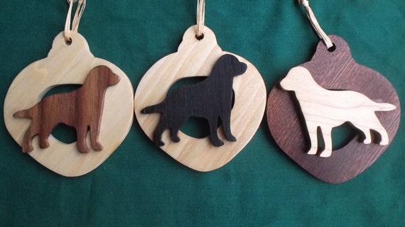 Black Lab Ornament personalized with your dog's name