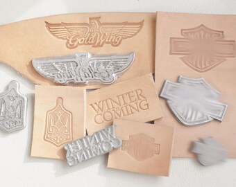 Custom leather stamp | Etsy