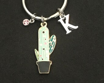 Cactus keychain | Etsy