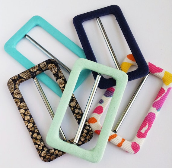 DIY Fabric belt buckles custom made in your choice of fabric